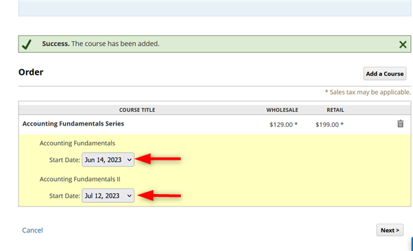 Instructor-Moderated Course Bundles